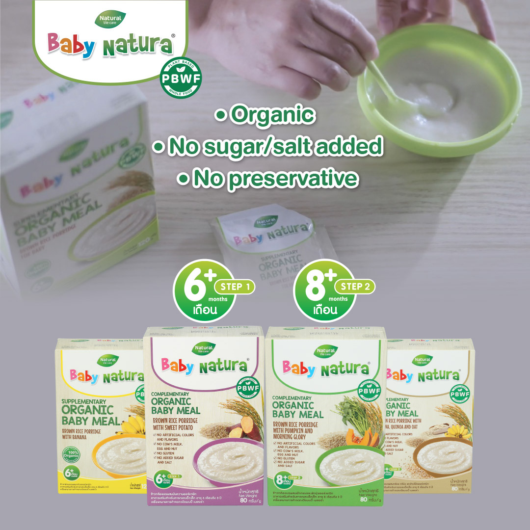 Baby Natura Organic Brown Rice Porridge (6M+) (8M+) – Babyland SS2 Malaysia