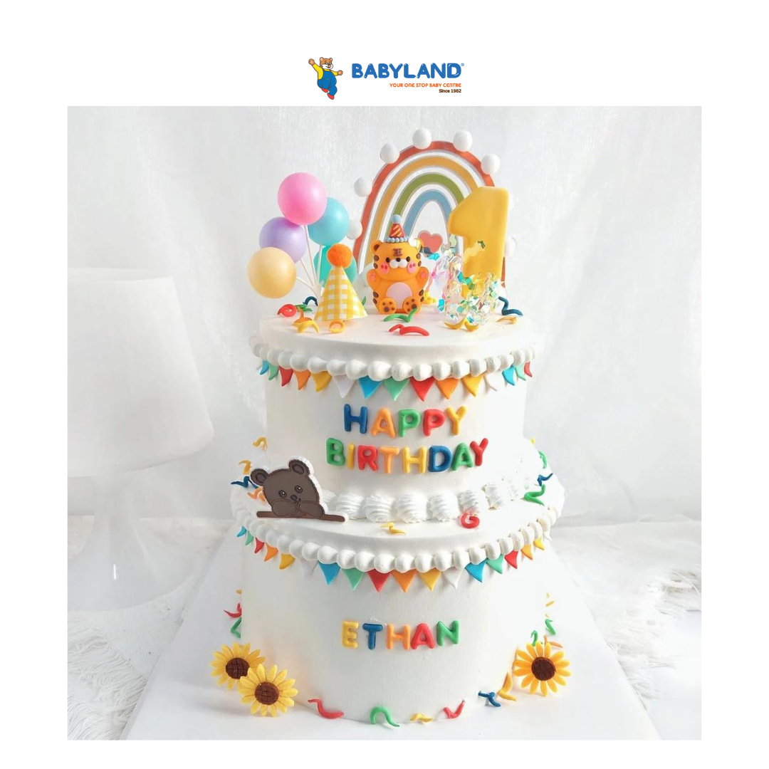 [PRE-ORDER] Yippii Two Tier Tiger Cake D 9 Inch + D 7 Inch (Toy ...
