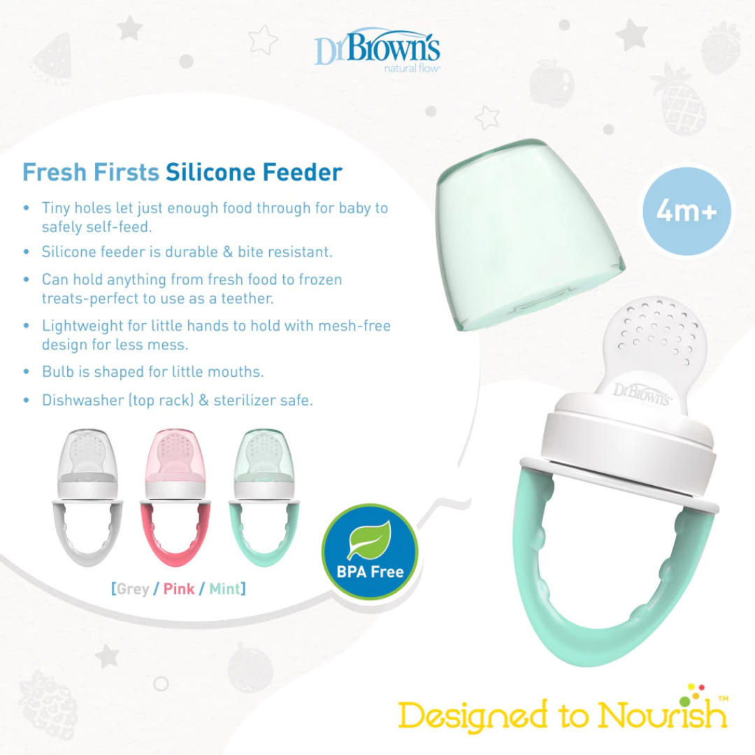 Dr Brown's Fresh Firsts Silicone Feeder (4m+) – Babyland SS2 Malaysia