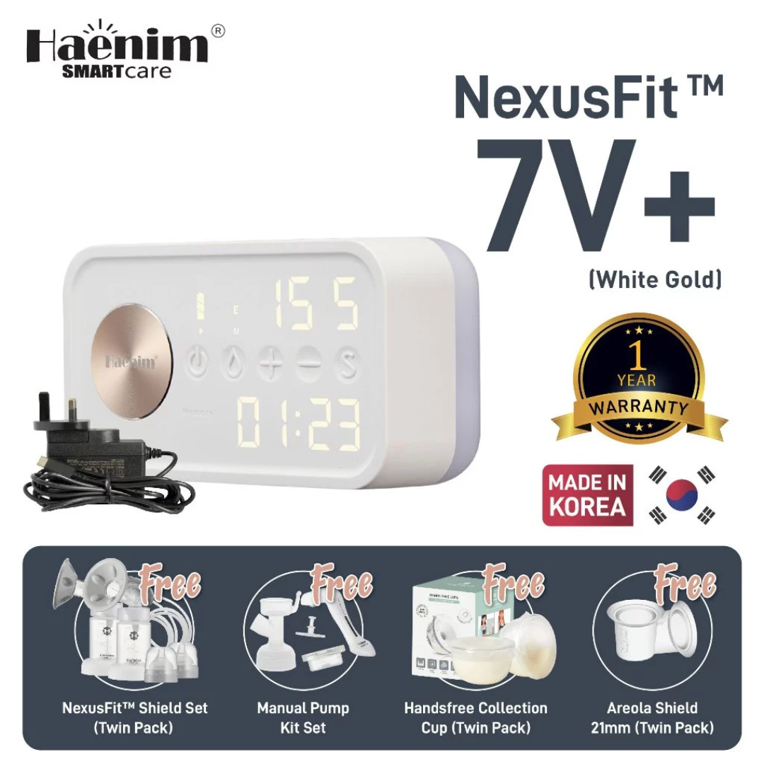 Haenim NexusFit™ 7V+ Portable Electric Breast Pump – Babyland SS2 Malaysia