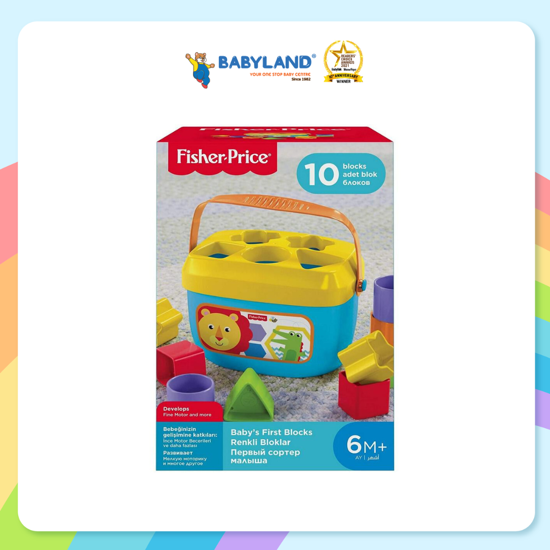 Fisher-Price Baby's First Blocks (6m+) – Babyland SS2 Malaysia