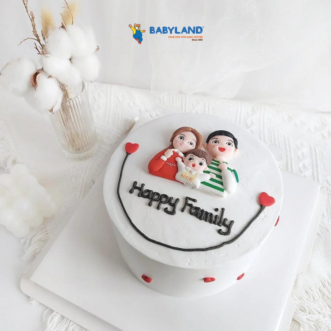 [PRE-ORDER] Yippii Happy Family Cake 6 inch – Babyland SS2 Malaysia