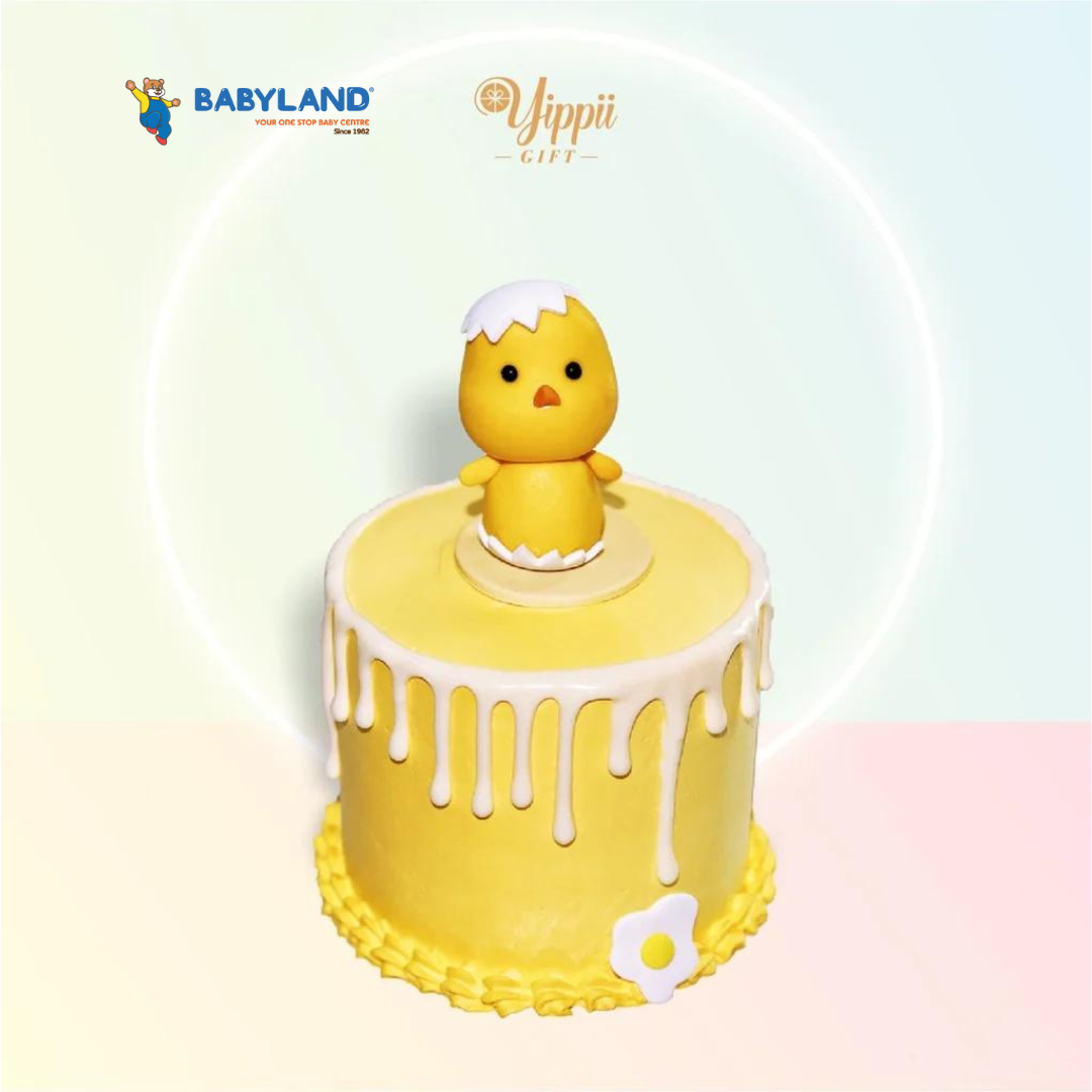 [PRE-ORDER] Yippii Baby Chick Cake 4 inch (Fondant) – Babyland SS2 Malaysia