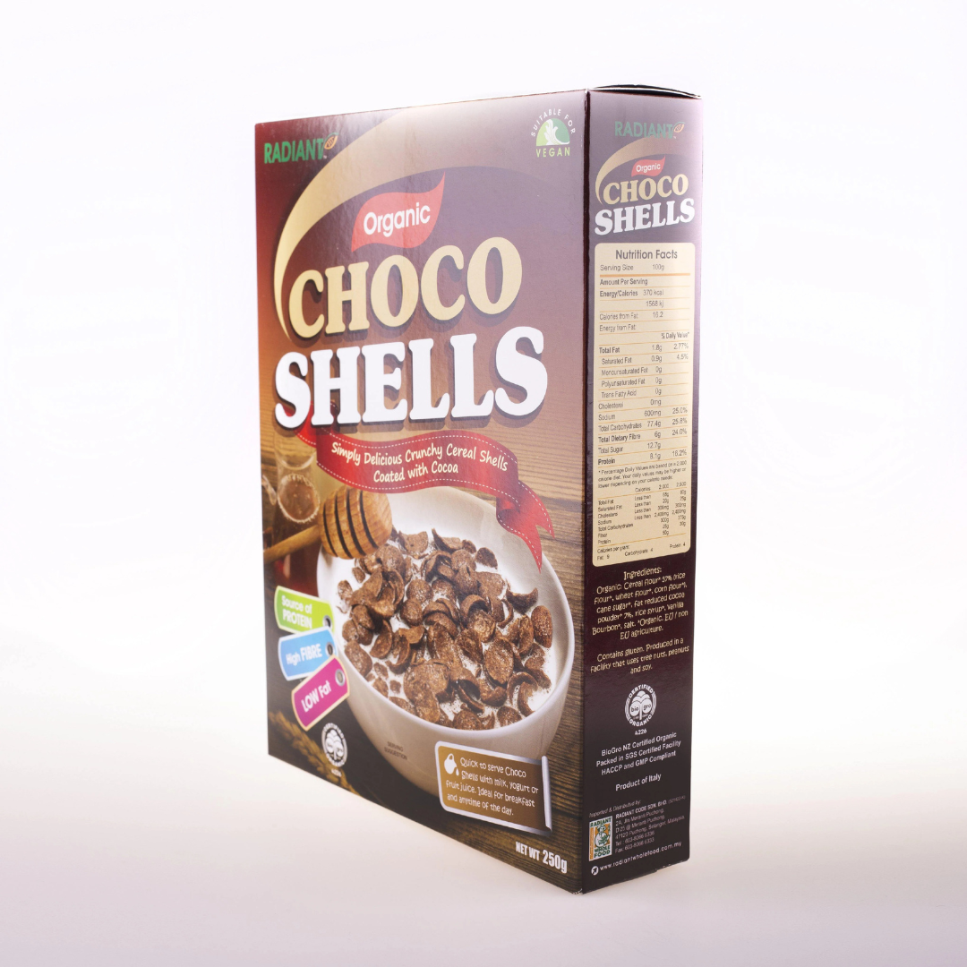 Radiant Organic Choco Shells – Babyland SS2 Malaysia