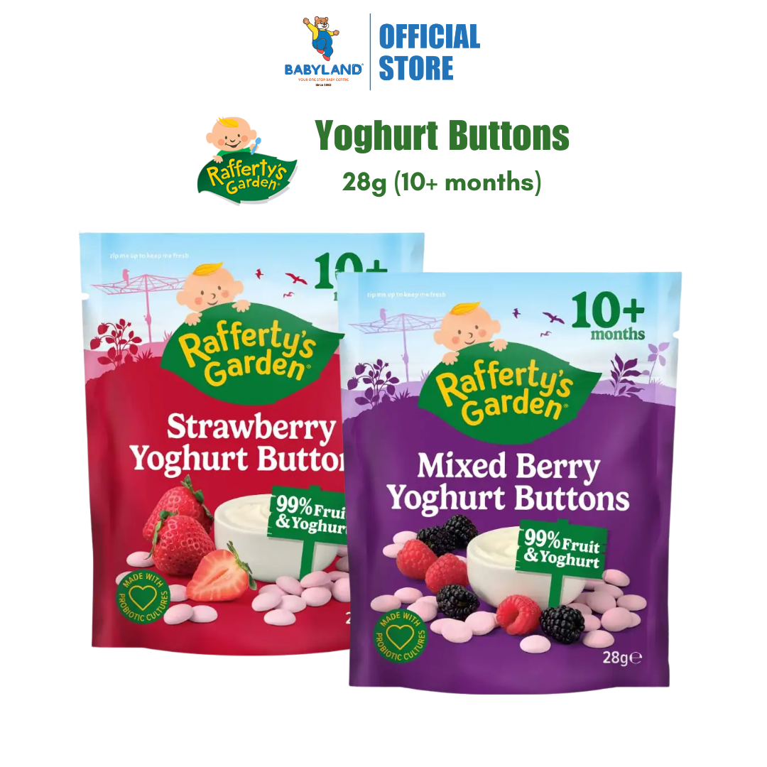 Rafferty's Garden Yoghurt Buttons 28g (10+ months) – Babyland SS2 Malaysia
