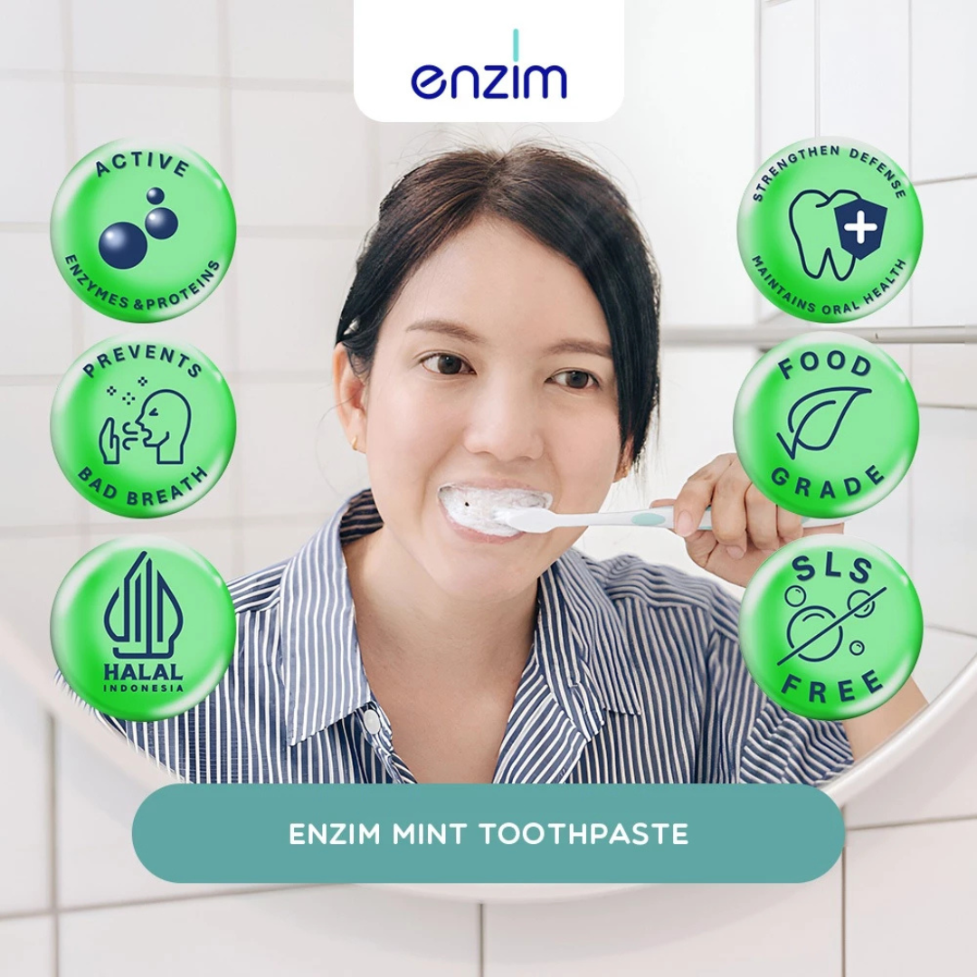 Enzim Fresh Mint Toothpaste (100ml) – Babyland SS2 Malaysia