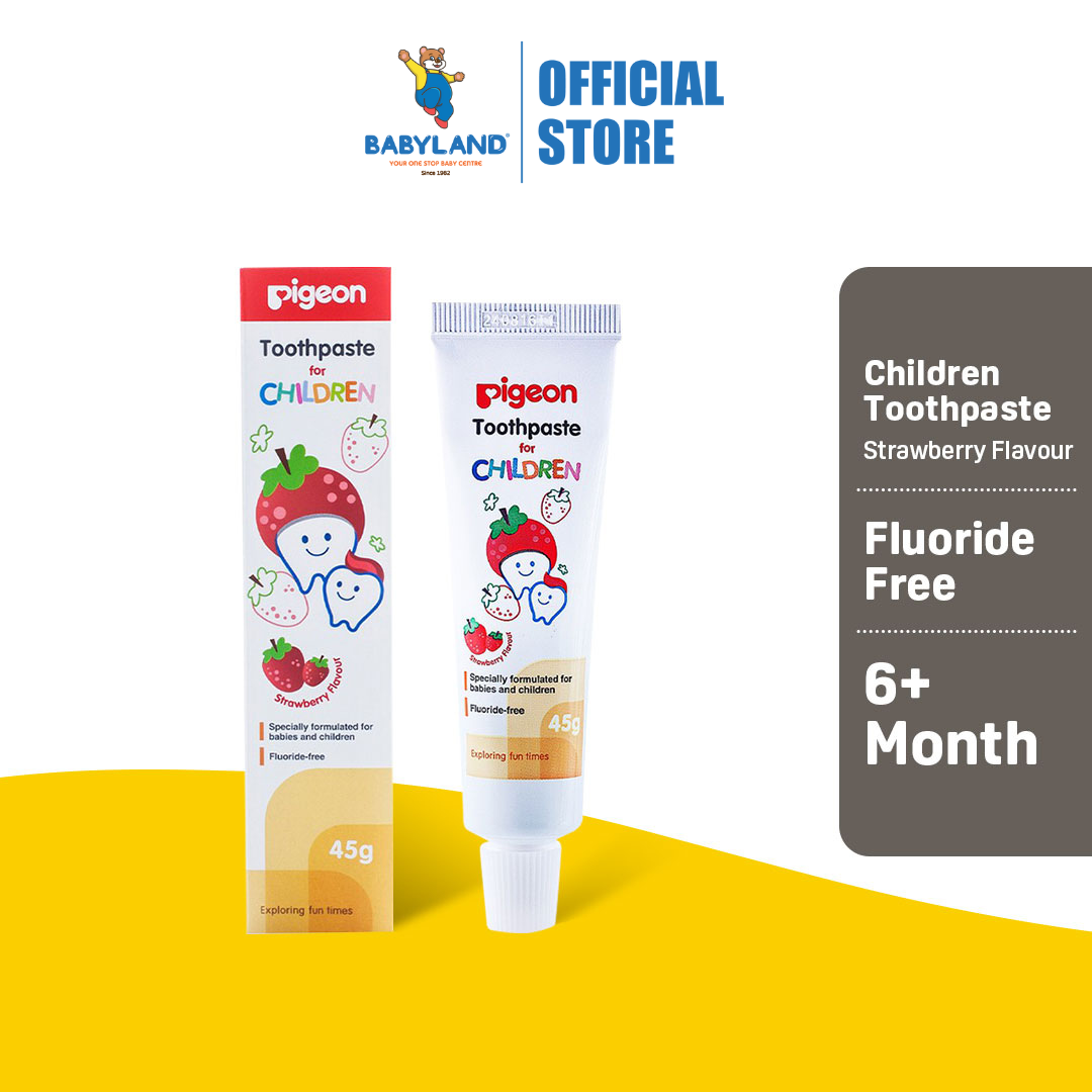 Pigeon Toothpaste for Children - Strawberry (45g) – Babyland SS2 Malaysia