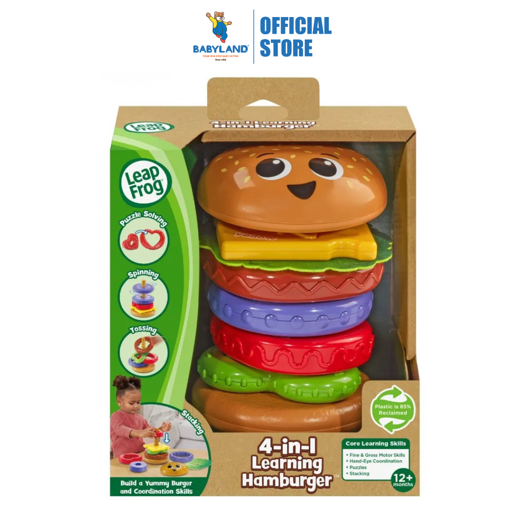 LeapFrog 4-in-1 Learning Hamburger (12m+) – Babyland SS2 Malaysia