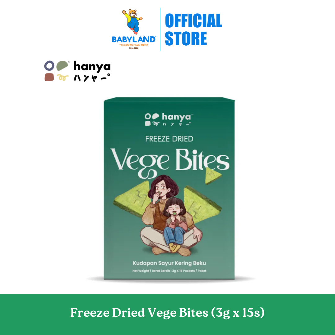 Hanya Freeze Dried Vege Bites (3g x 15s) – Babyland SS2 Malaysia