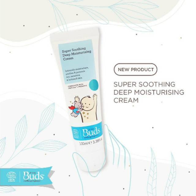 Buds Soothing Organics- Super Soothing Deep Moisturising Cream 100ml ...