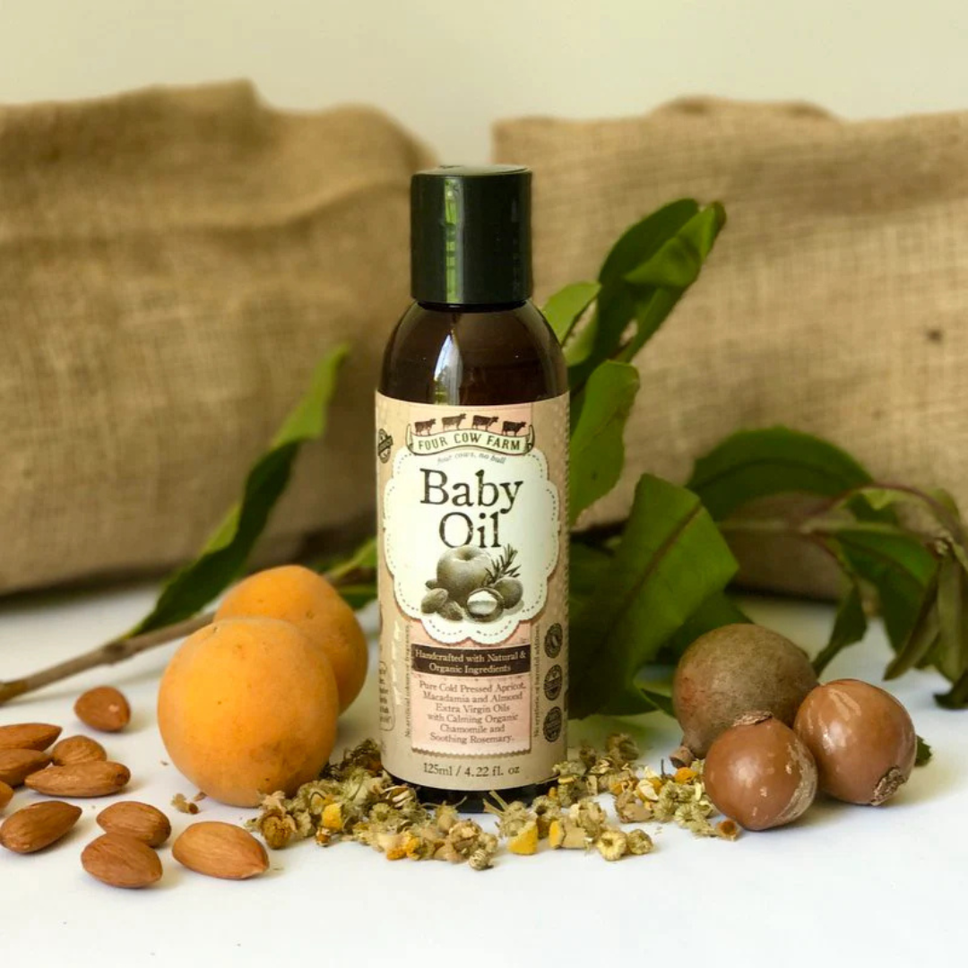 Four Cow Farm Baby Oil (125ml) – Babyland SS2 Malaysia