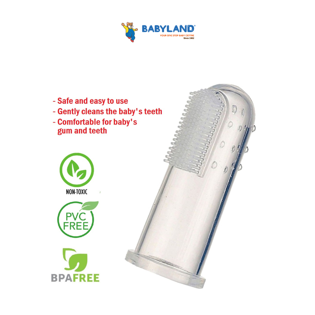 Babyjumi Silicone Finger Toothbrush – Babyland SS2 Malaysia