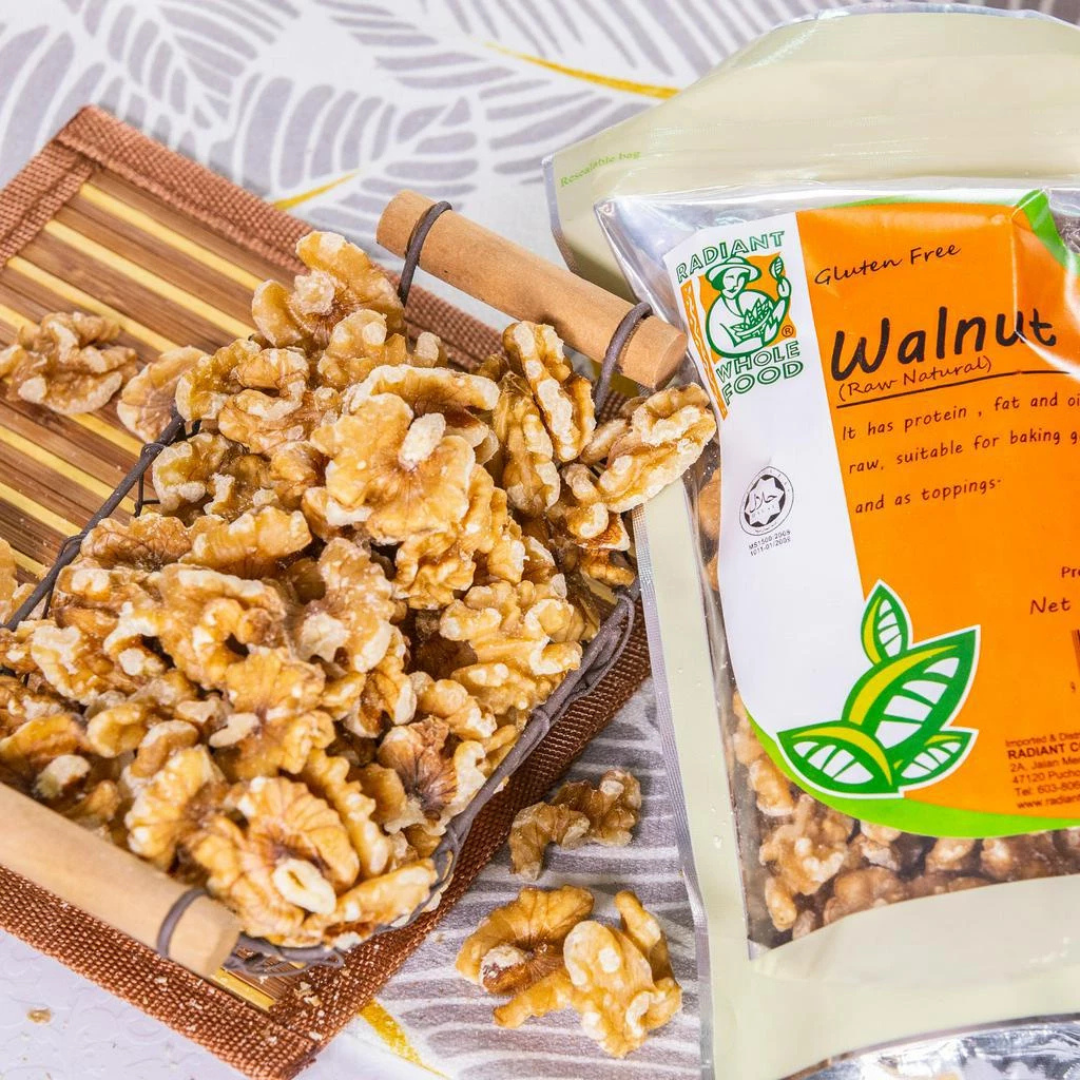 Radiant Natural Walnut, Raw (Gluten Free) 200g – Babyland SS2 Malaysia