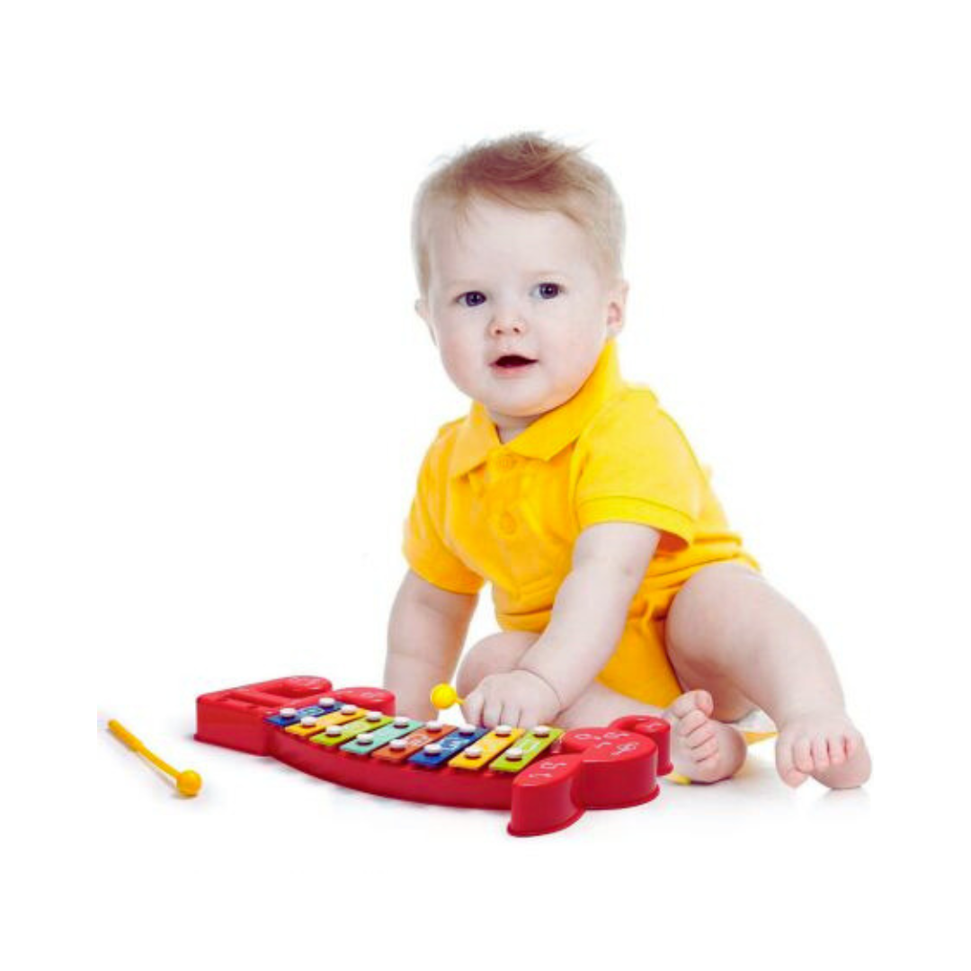 Infunbebe 8 Keys Xylophone - Red (2y+) – Babyland SS2 Malaysia