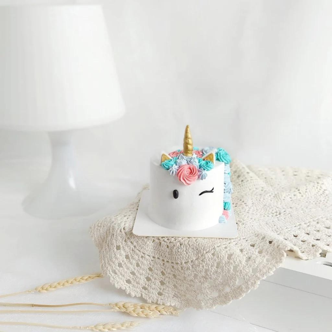 [PRE-ORDER] Yippii Mini Character Design Cake 3 Inch - Pastel Unicorn ...