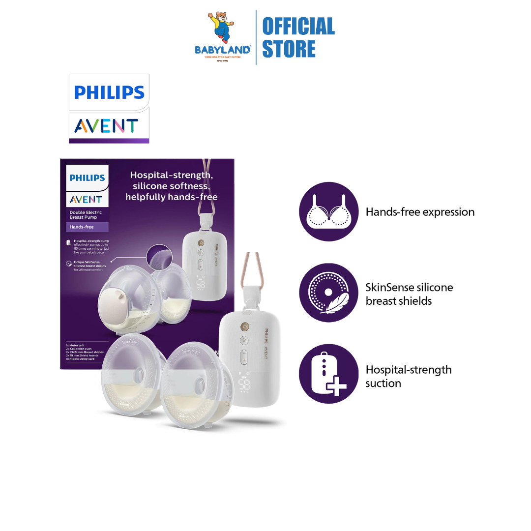 Philips Avent Hands-free Double Electric Breast Pump SCF532/11 ...