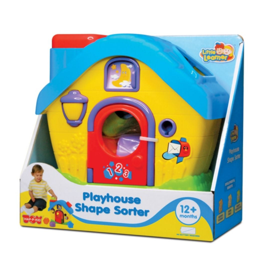 Hap-P-Kid Little Learner Playhouse Shape Sorter (12m+) – Babyland SS2 ...