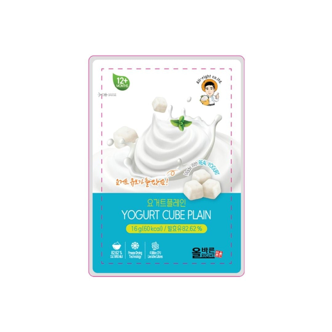 All-Right Korean Yogurt Cube (16g) – Babyland SS2 Malaysia