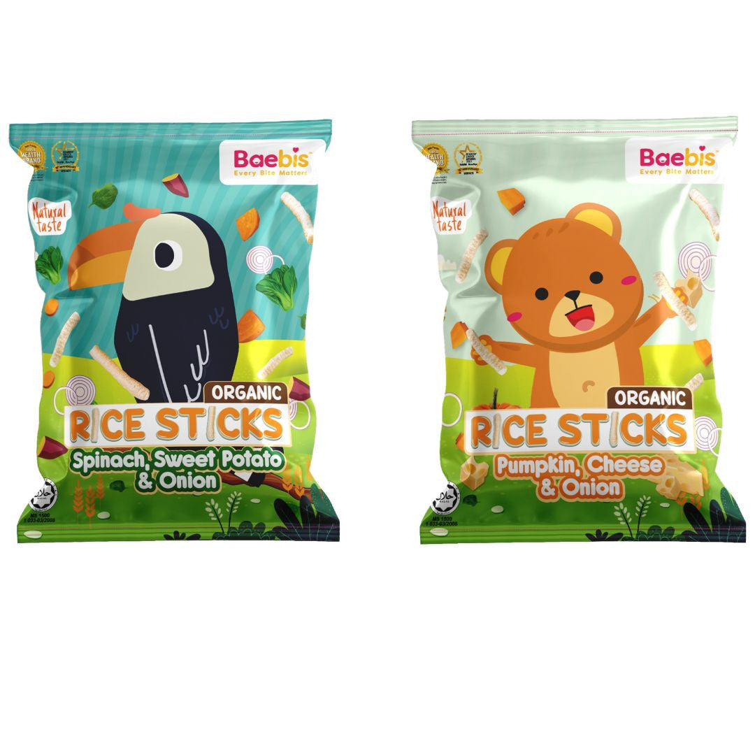 Baebis Organic Rice Sticks (9m+) – Babyland SS2 Malaysia
