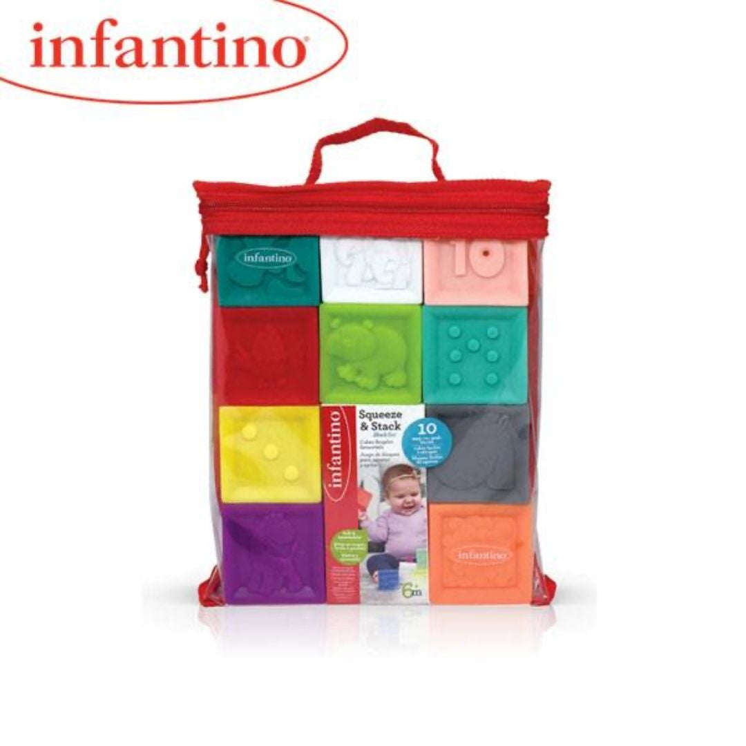 Infantino Squeeze & Stack Block Set – Babyland SS2 Malaysia