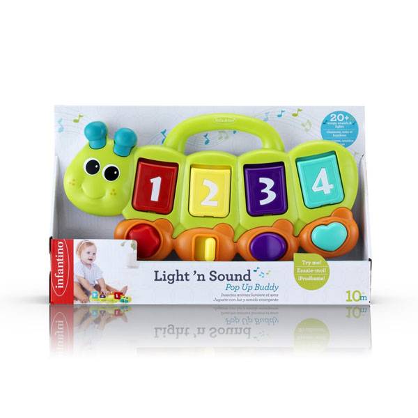Infantino Light 'n Sound Pop Up Buddy – Babyland SS2 Malaysia