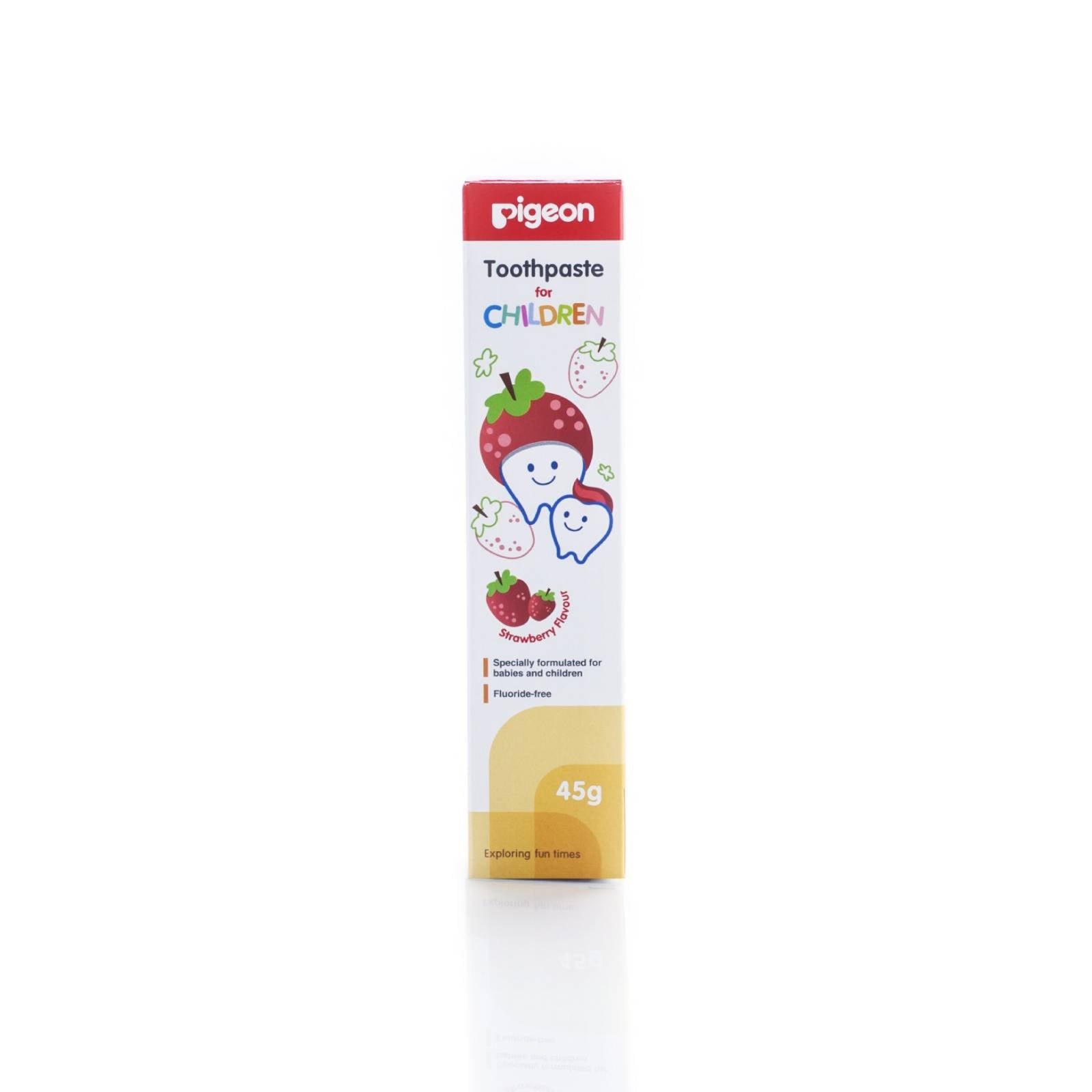 Pigeon Toothpaste for Children - Strawberry (45g) – Babyland SS2 Malaysia